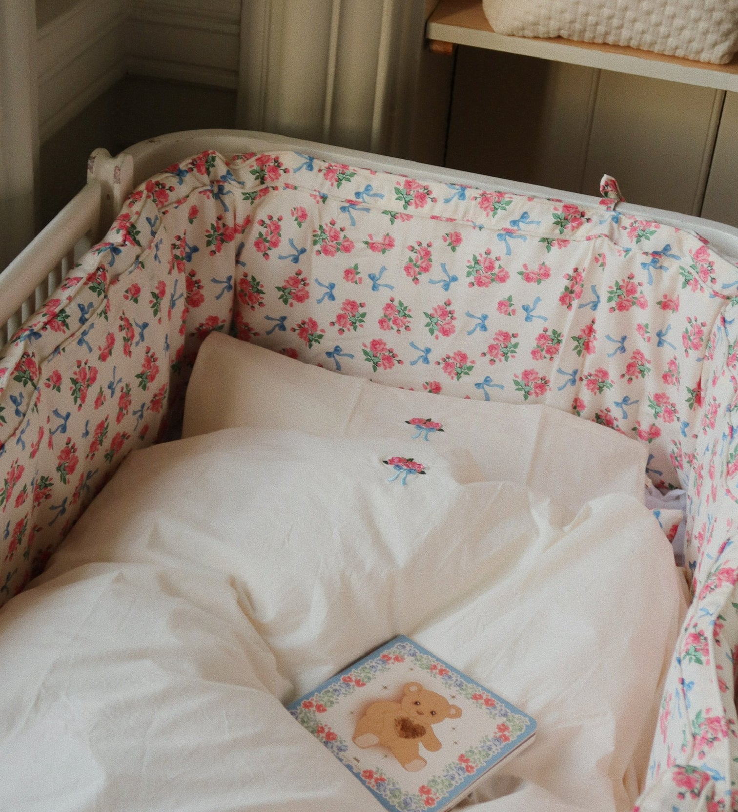 JUNIOR BEDDING SET 100x140CM - stripie petite rose – kongessloejd.com