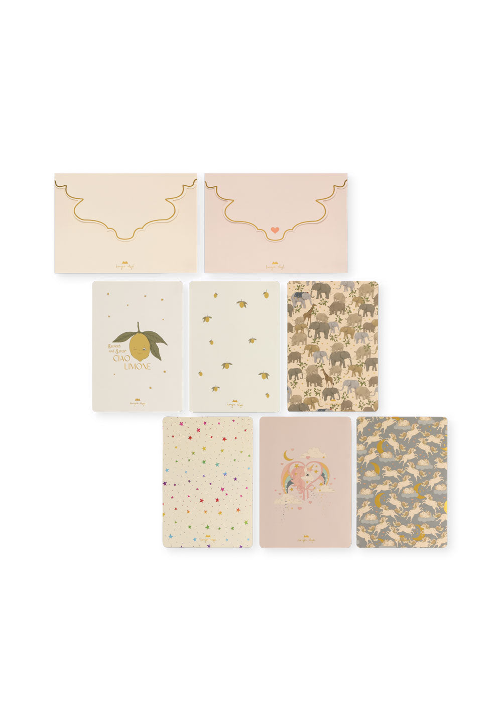 6 PACK GREETING CARDS FSC - UNICORN/SAFARI – kongessloejd.com