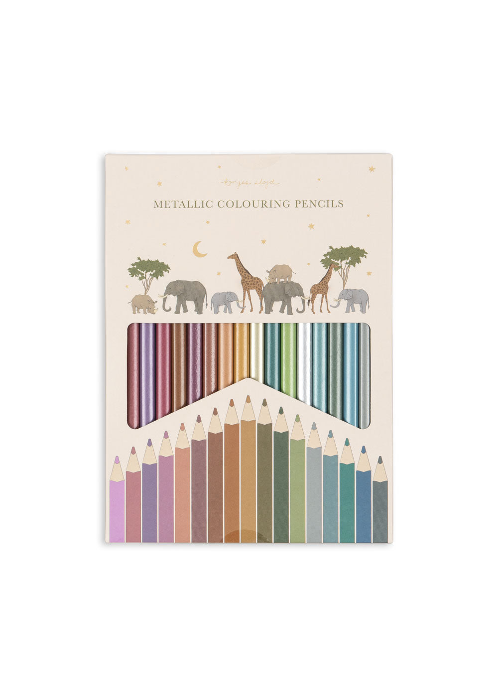 METALLIC COLORING PENCILS - multi – kongessloejd.com