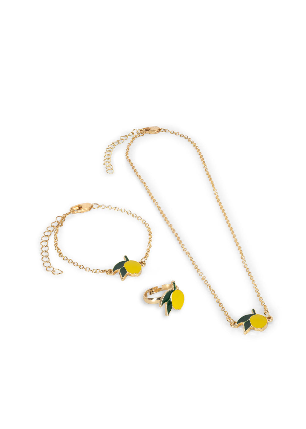 LEMON JEWELRY SET - gold – kongessloejd.com