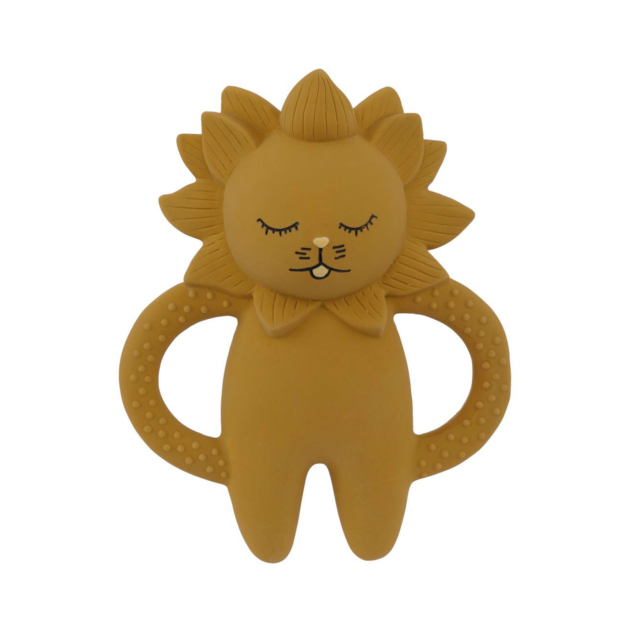 TEETH SOOTHER LION - MUSTARD – kongessloejd.com